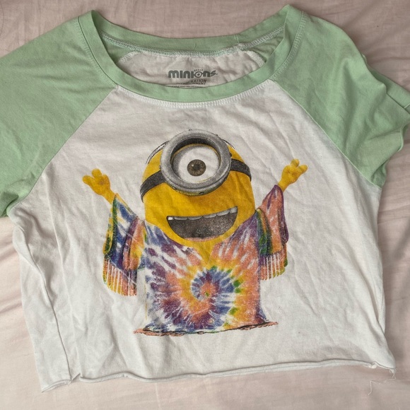 Shirts & Tops | Minions Despicable Me Crop Top | Poshmark